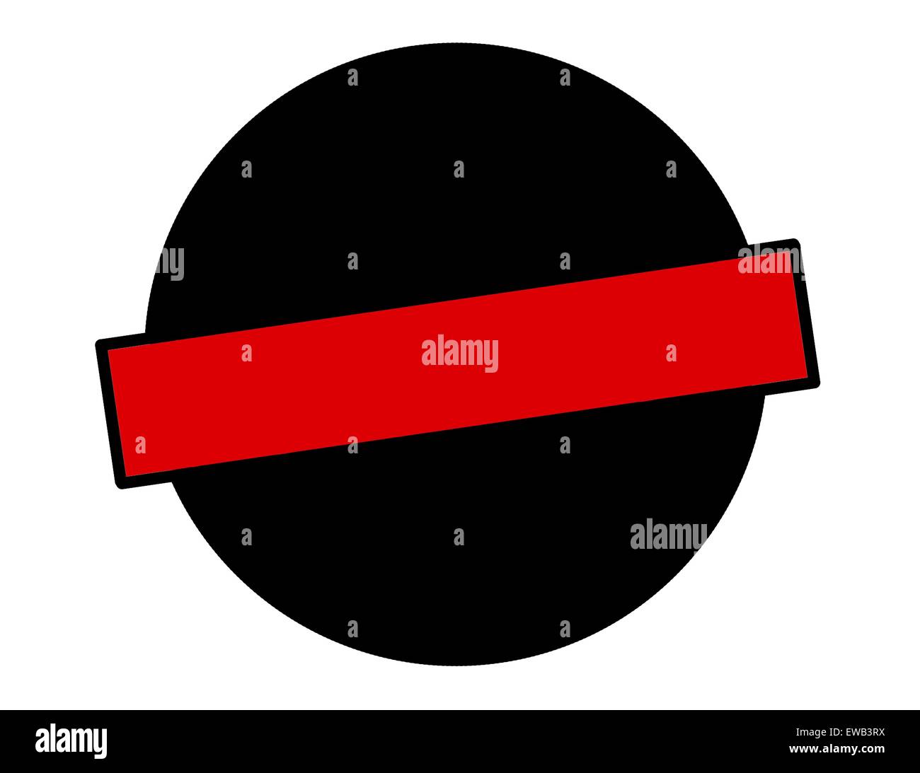 Stamp with no text inside, vector illustration Stock Photo - Alamy