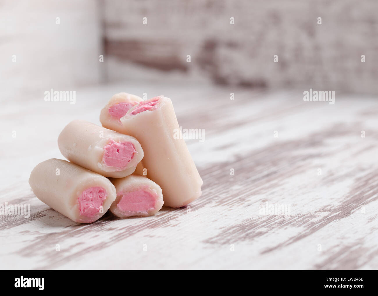 "Holy bones" on wooden background. "Holy bones" is a typical dessert in ...