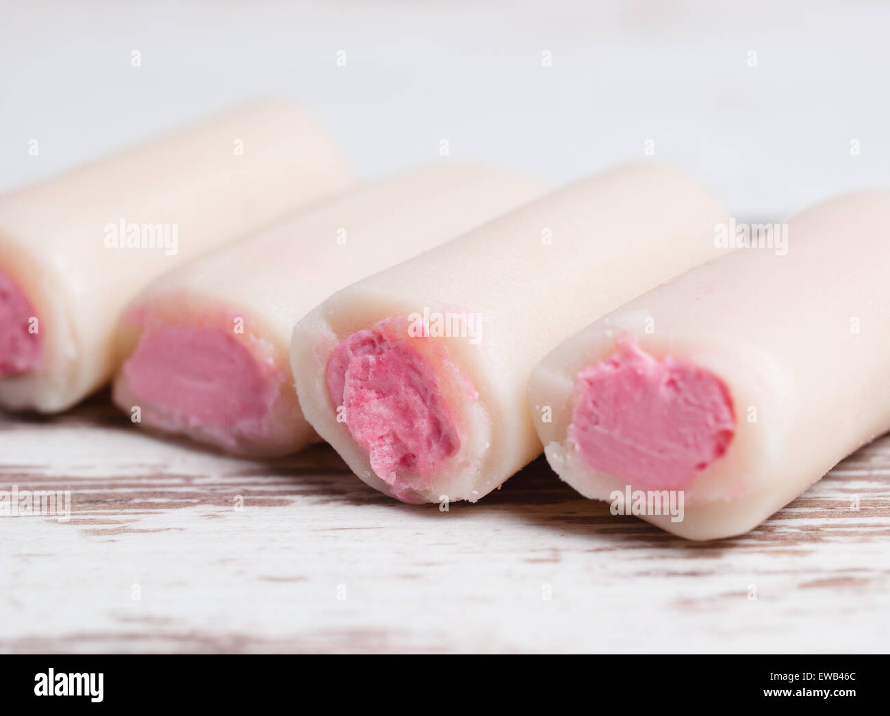 "Holy bones" on wooden background. "Holy bones" is a typical dessert in ...