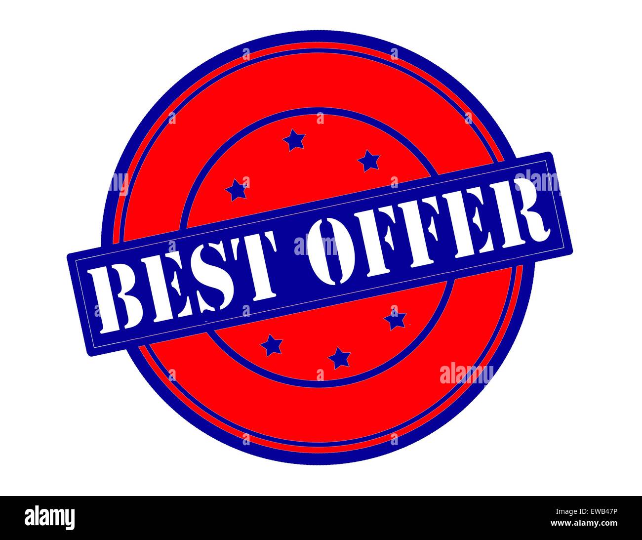 Rubber stamp with text best offer inside, vector illustration Stock ...