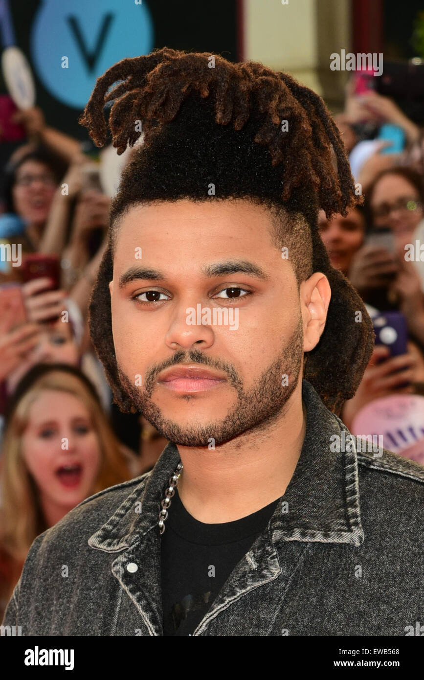 Toronto, Ontario, Canada. 21st June, 2015. THE WEEKND arrives at the ...