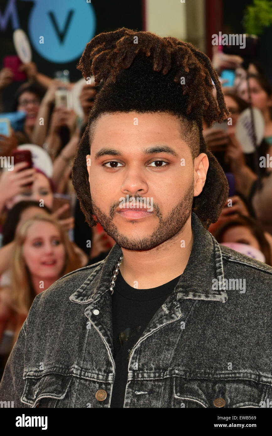 Toronto, Ontario, Canada. 21st June, 2015. THE WEEKND arrives at the ...