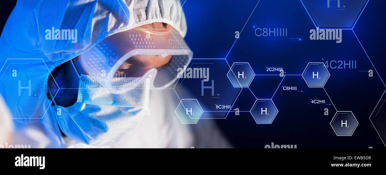 Scientist face hi-res stock photography and images - Alamy