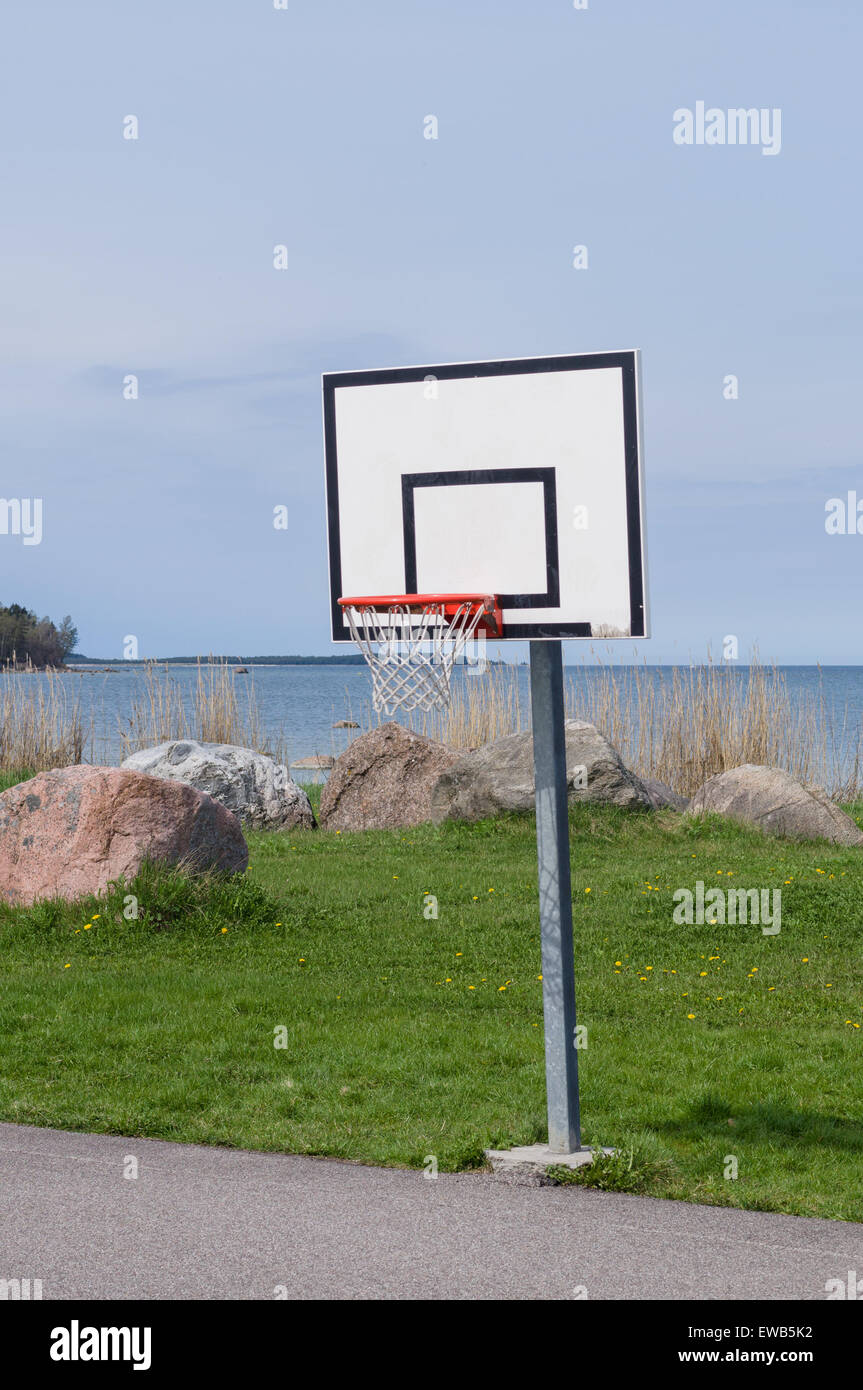 Basketball court by sea hi-res stock photography and images - Alamy