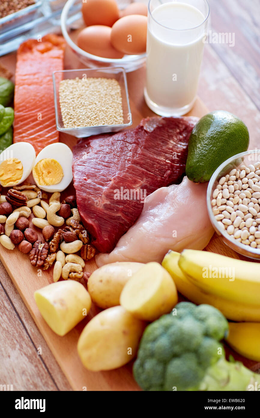 Healthy food items hi-res stock photography and images - Alamy