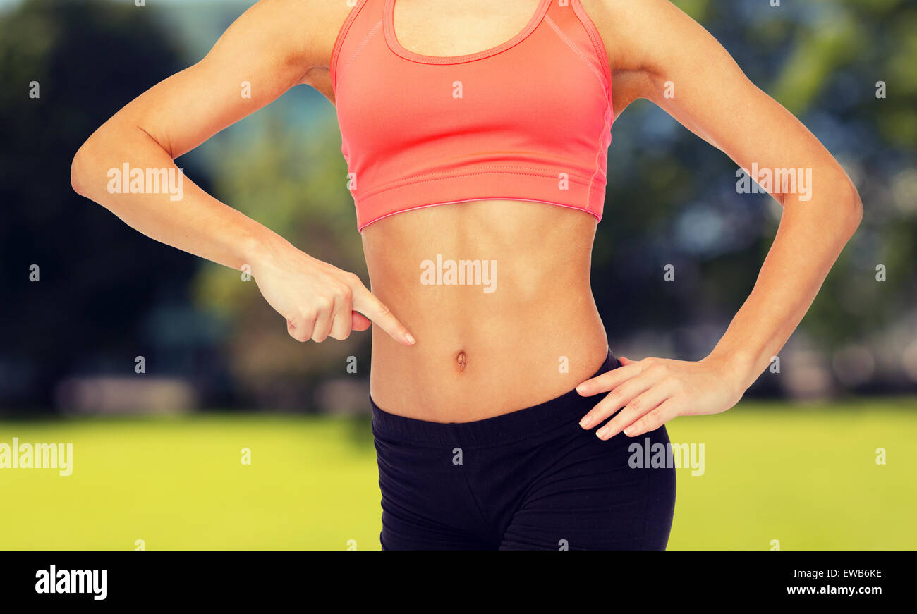 Woman six pack gym hi-res stock photography and images - Alamy