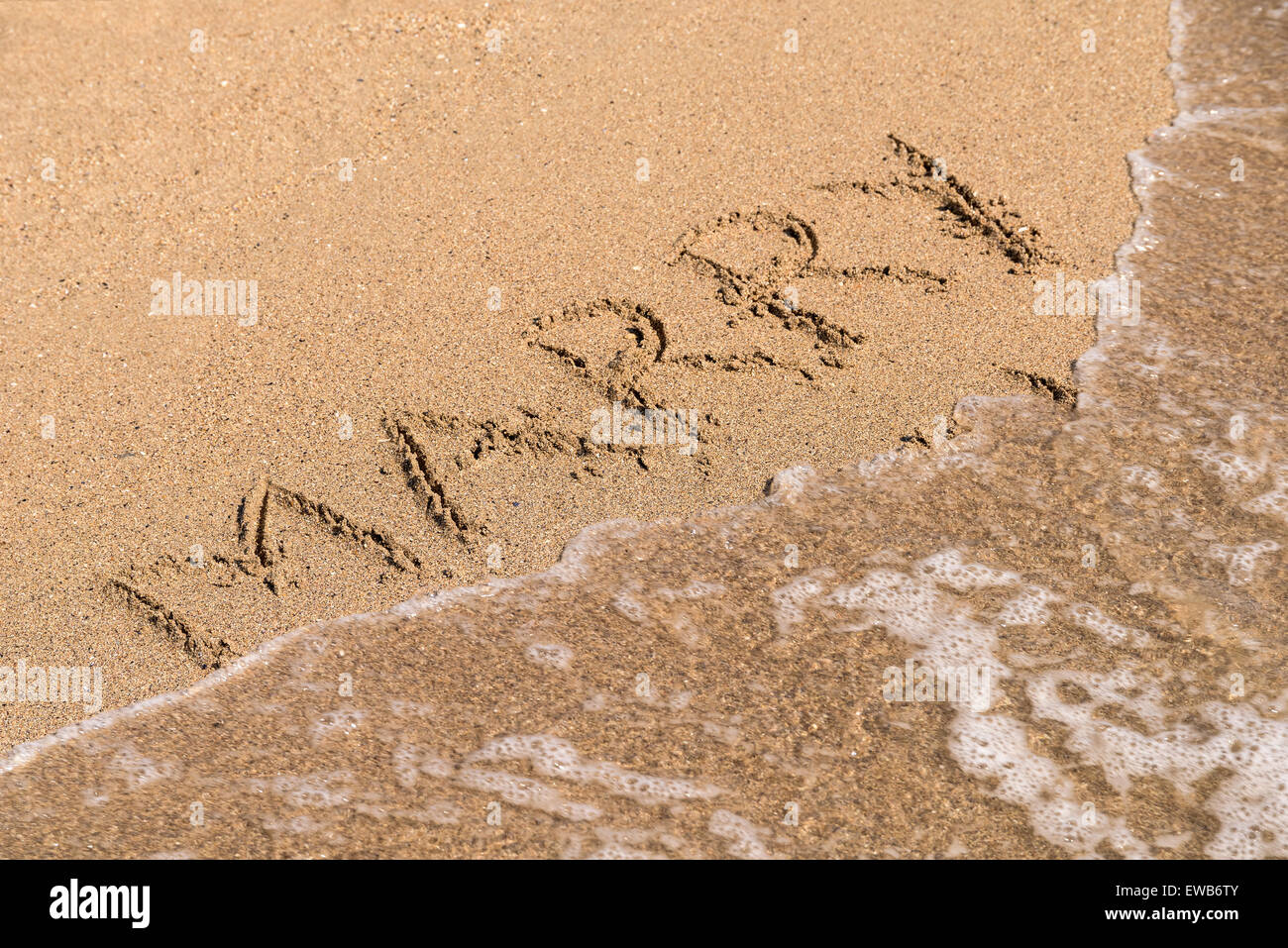 Marry Me Word Written On Sunny Summer Beach Sand Stock Photo - Alamy