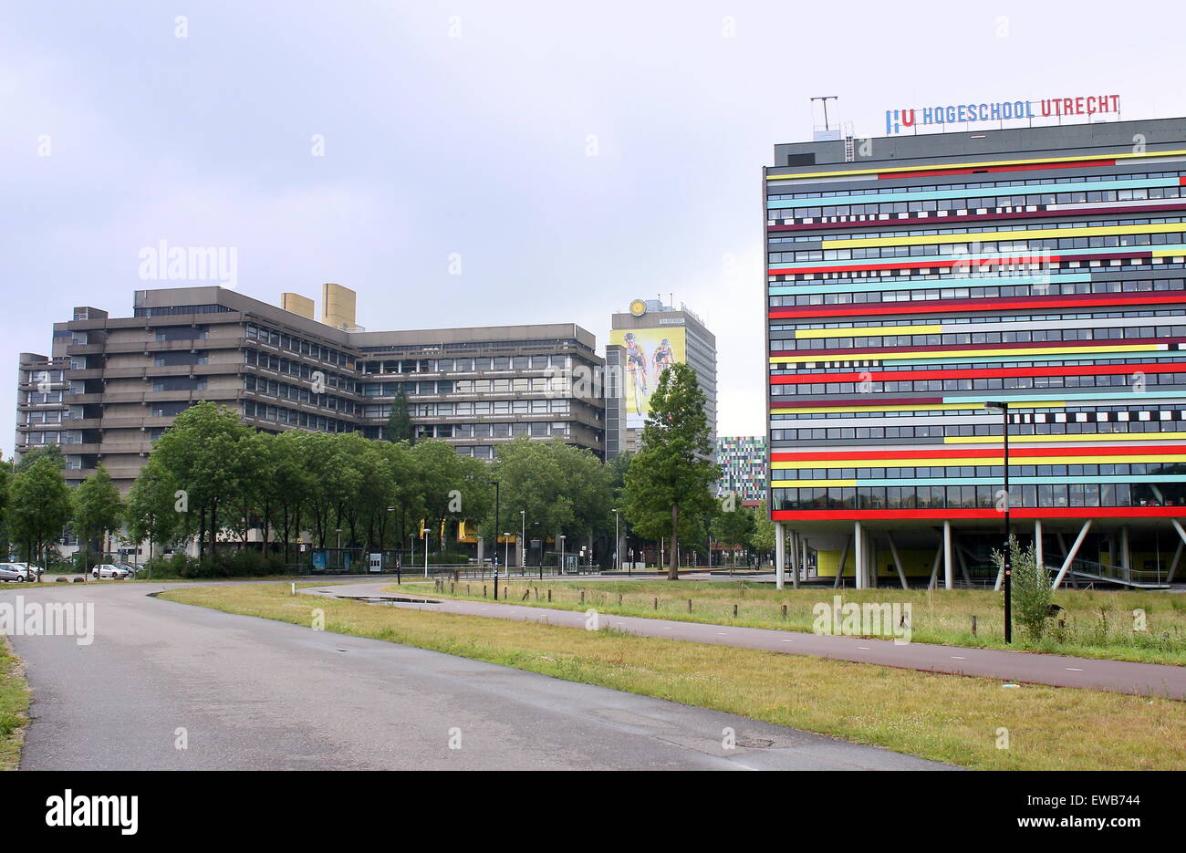 University of applied sciences (Hogeschool van Utrecht) building at the ...