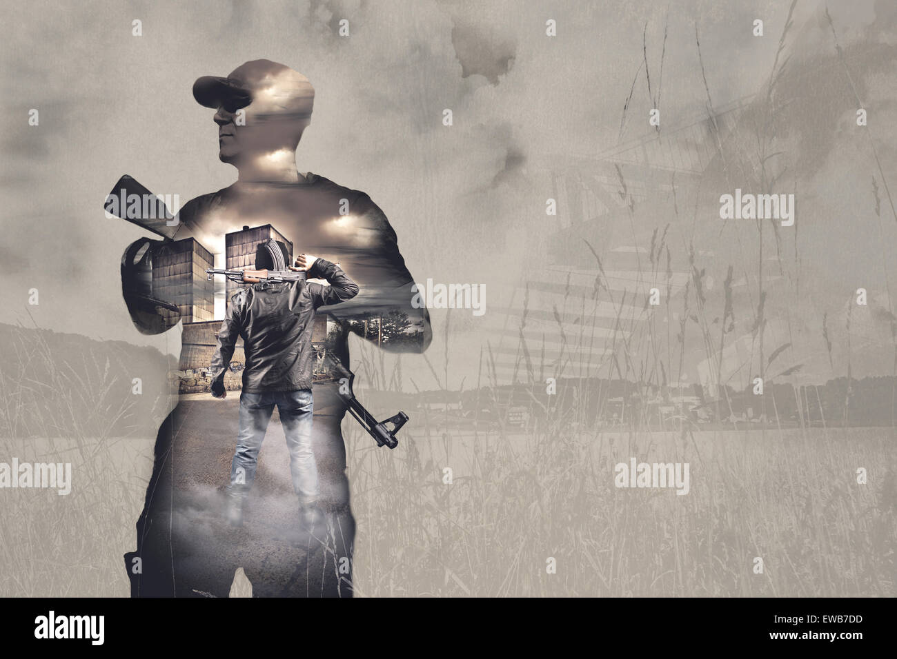 Man masked fighter hi-res stock photography and images - Alamy