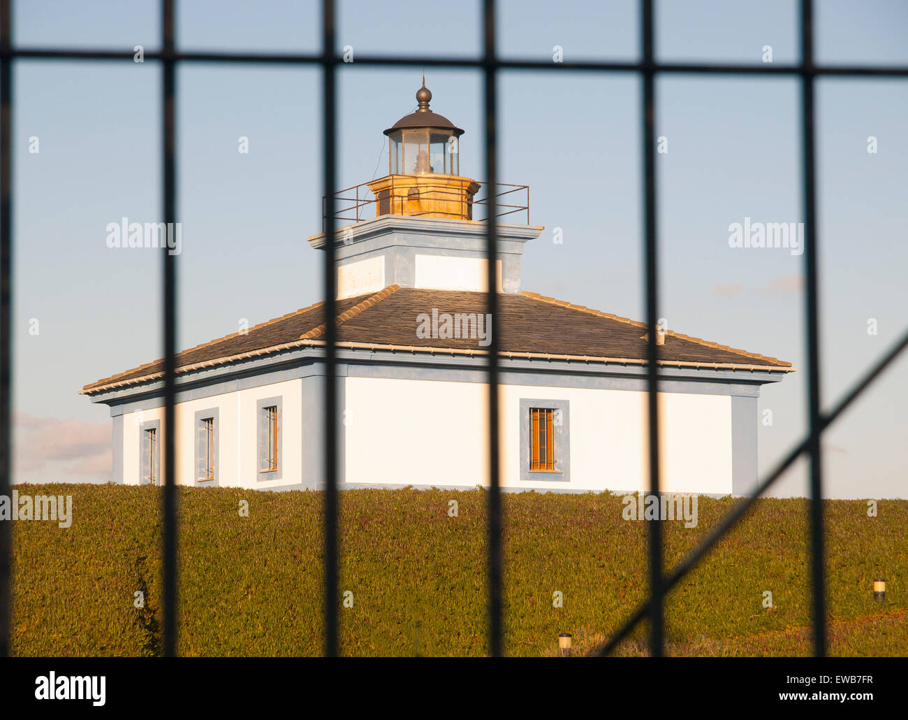 Isla Pancha lighthouse in Ribadeo Lugo, Spain Stock Photo - Alamy