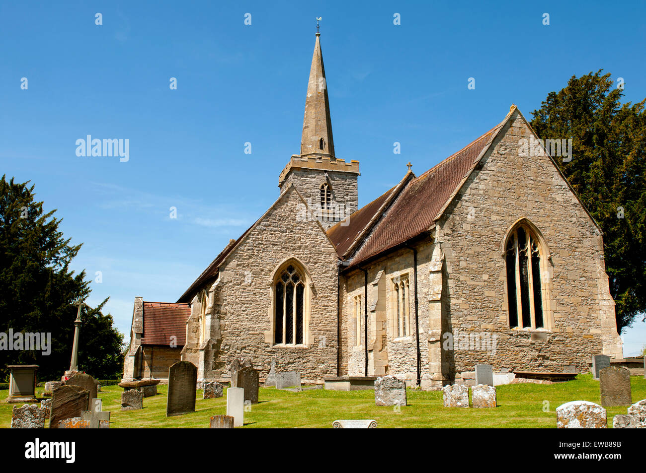 St. John the Baptist Church, Chaceley, Gloucestershire, England, UK ...