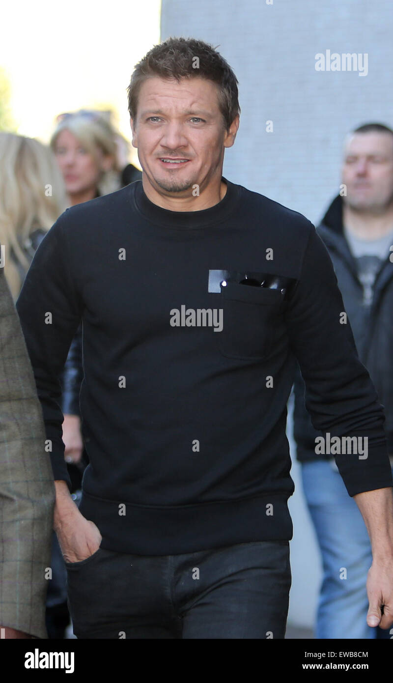 Jeremy Renner outside ITV Studios Featuring: Jeremy Renner Where ...