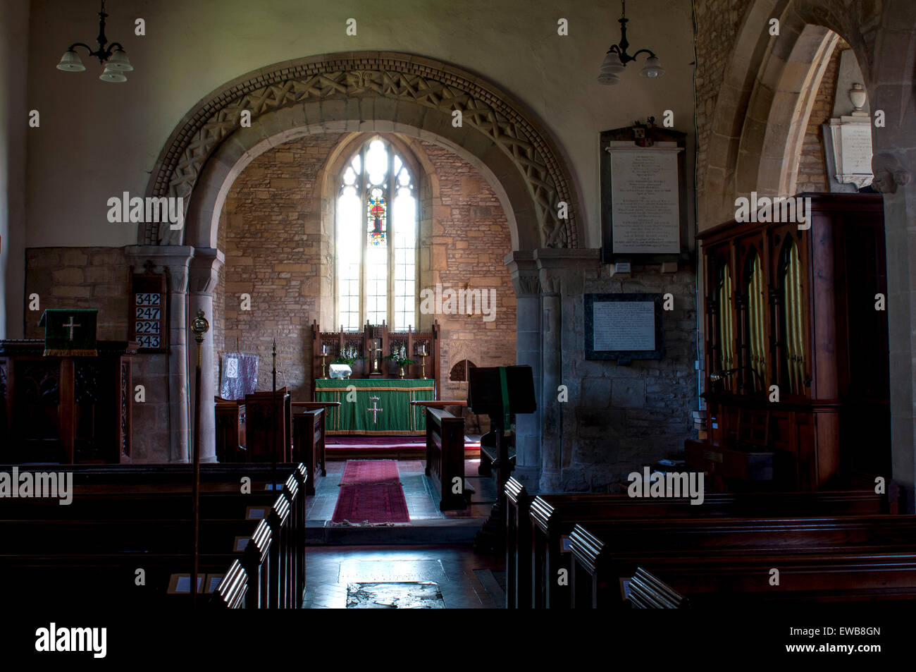 St. John the Baptist Church, Chaceley, Gloucestershire, England, UK ...