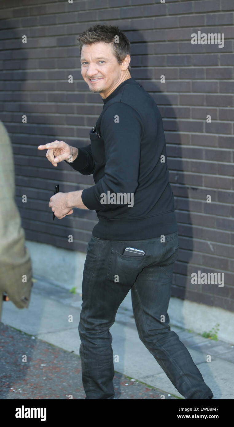 Jeremy Renner outside ITV Studios Featuring: Jeremy Renner Where ...