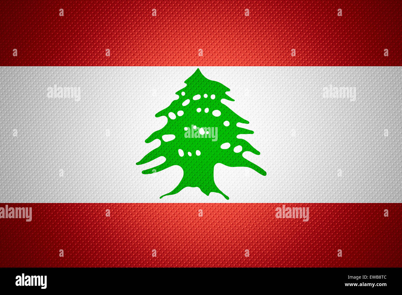 Lebanon flag or Lebanese banner on abstract texture Stock Photo - Alamy