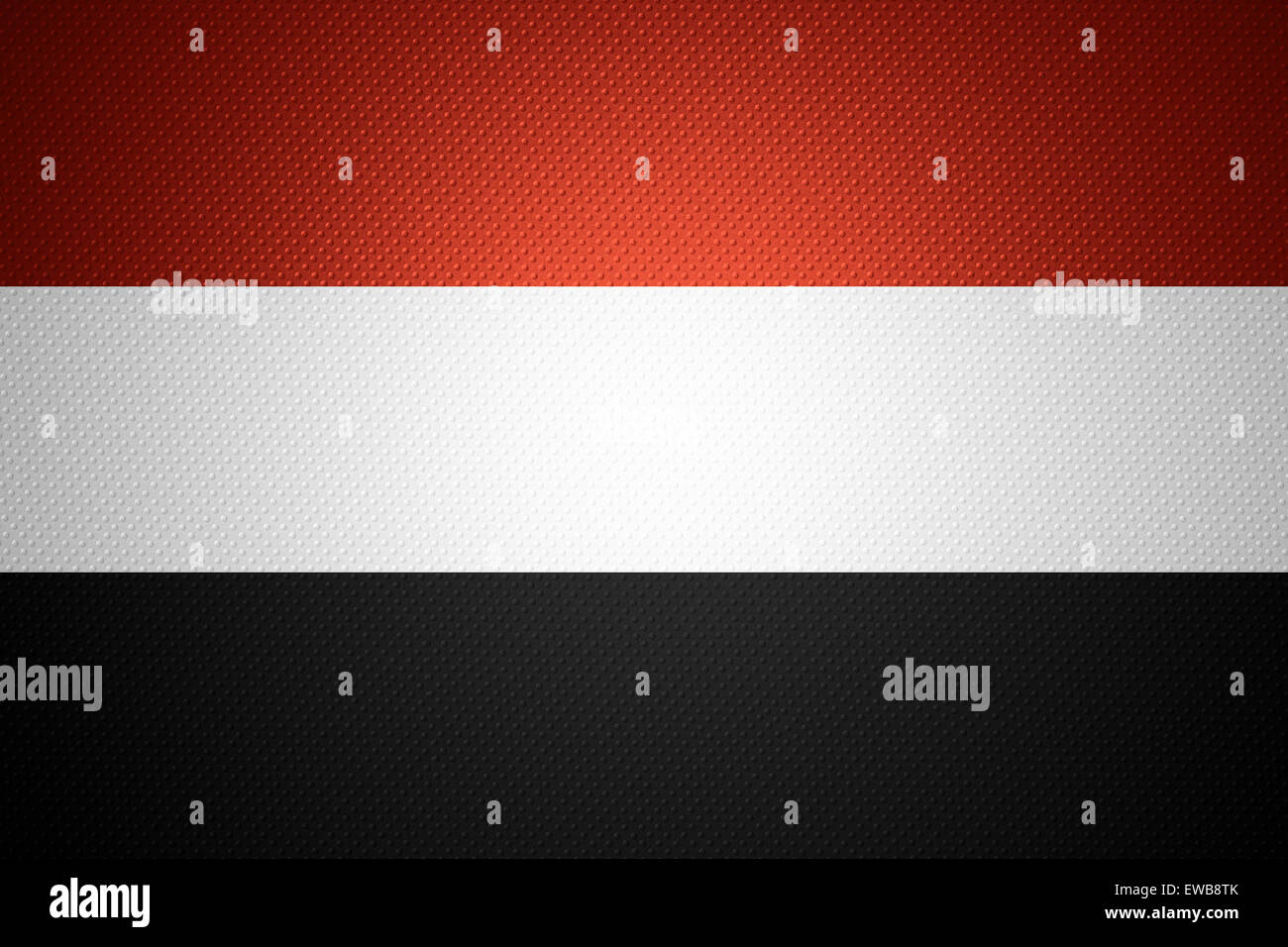 Yemen flag or Yemeni banner on abstract texture Stock Photo - Alamy