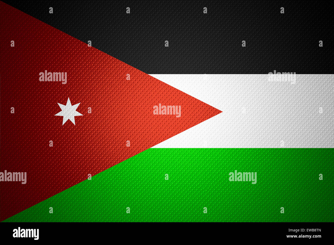 Jordan flag or Jordanian banner on abstract texture Stock Photo - Alamy