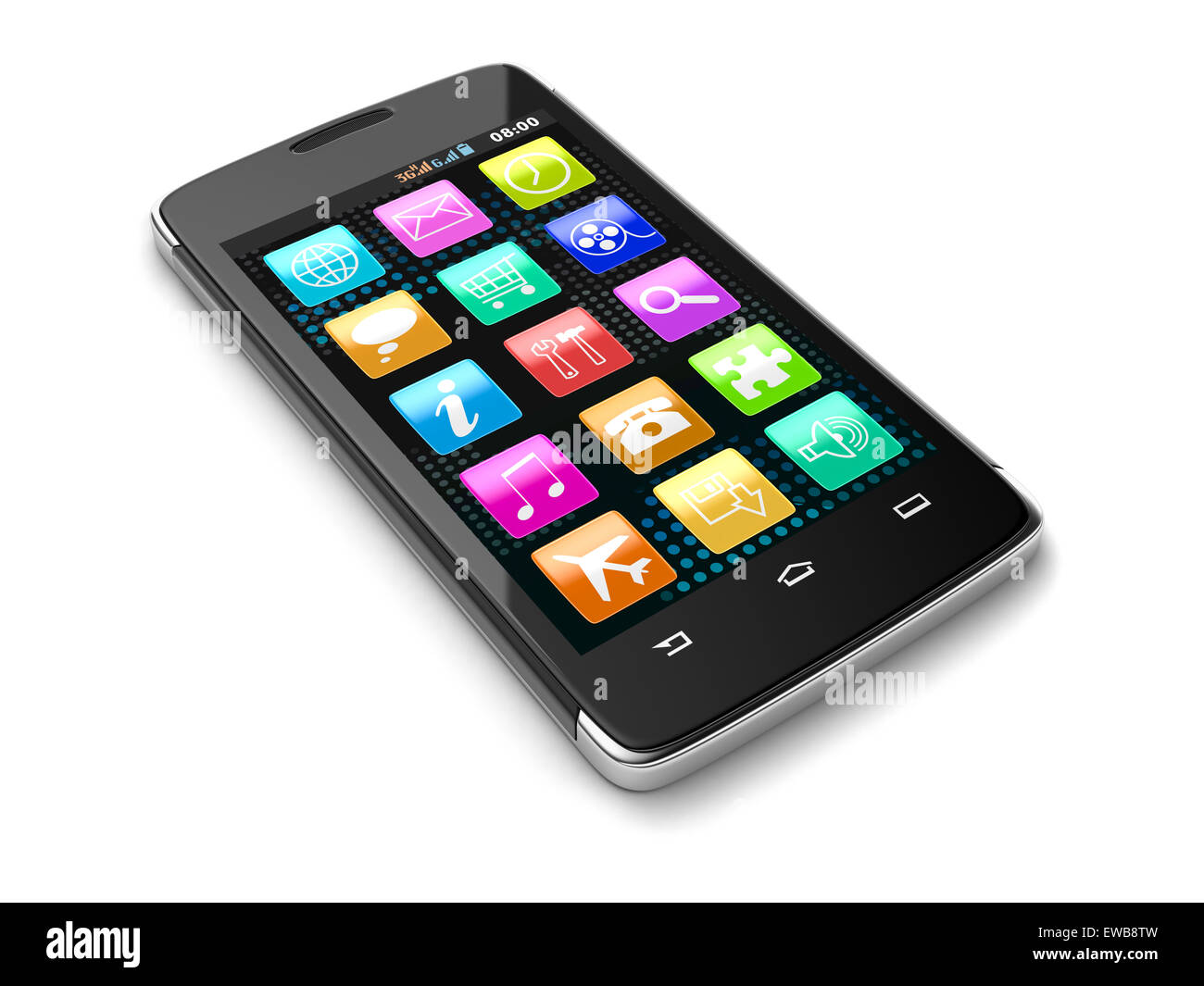 3d touch screen touchscreen cutout hi-res stock photography and images ...