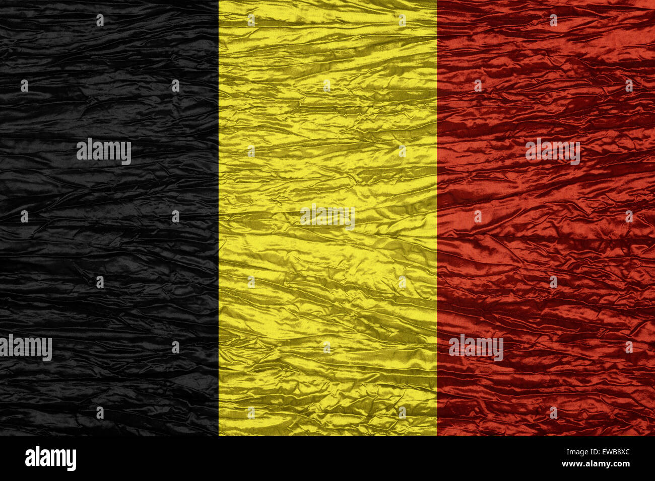 flag of Belgium or Belgian banner on canvas texture Stock Photo - Alamy