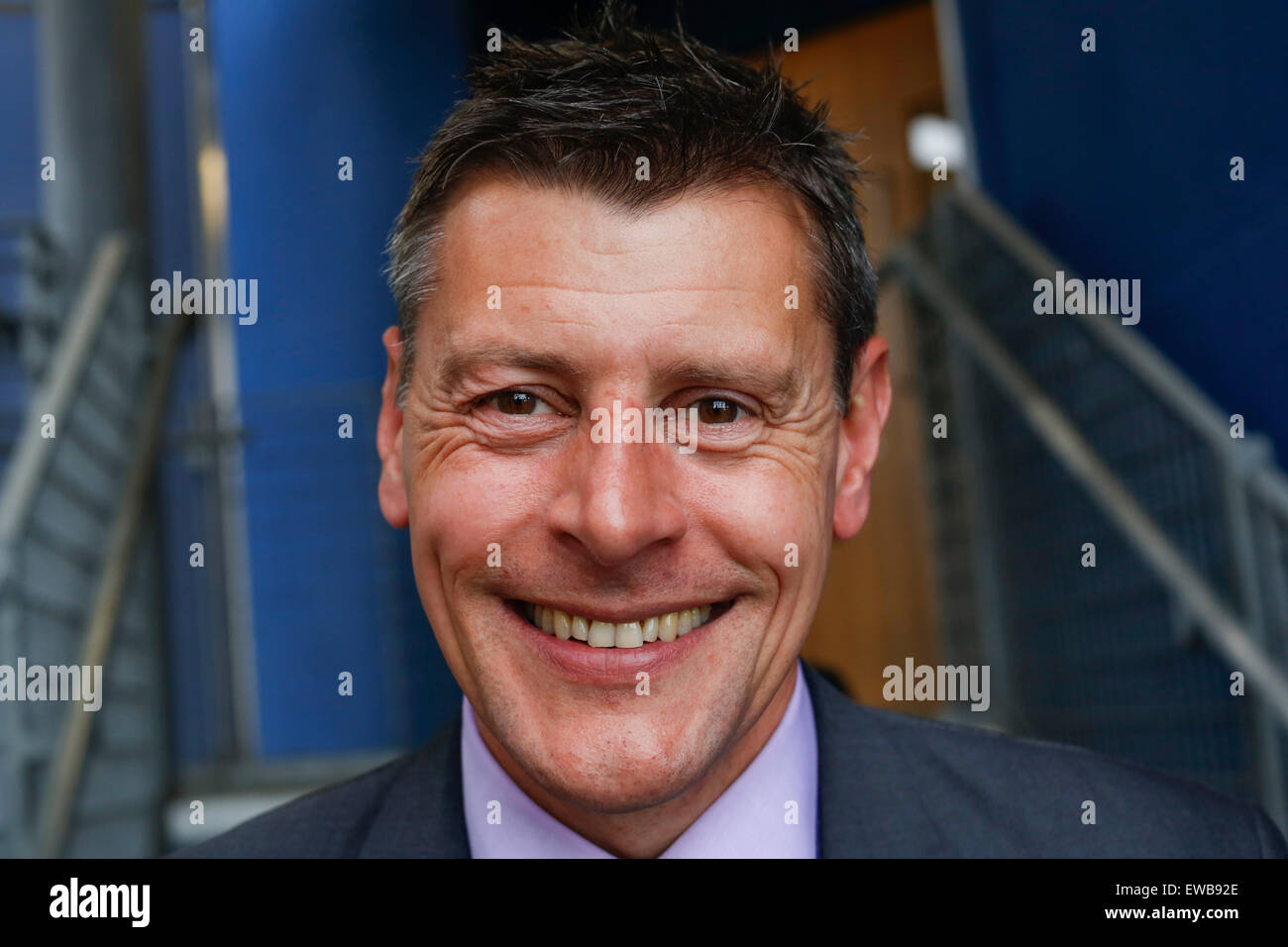 20.06.2015 - Ascot; Stewart Machin (presenter Racing UK) in portrait ...