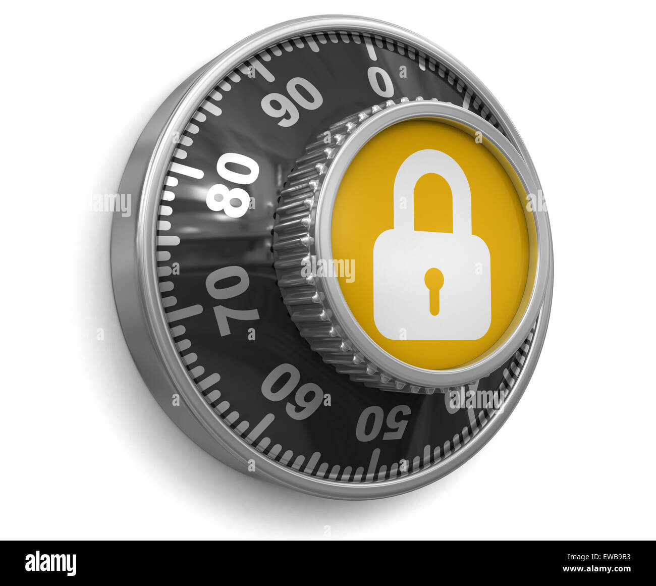 Combination Lock. Image with clipping path Stock Photo - Alamy