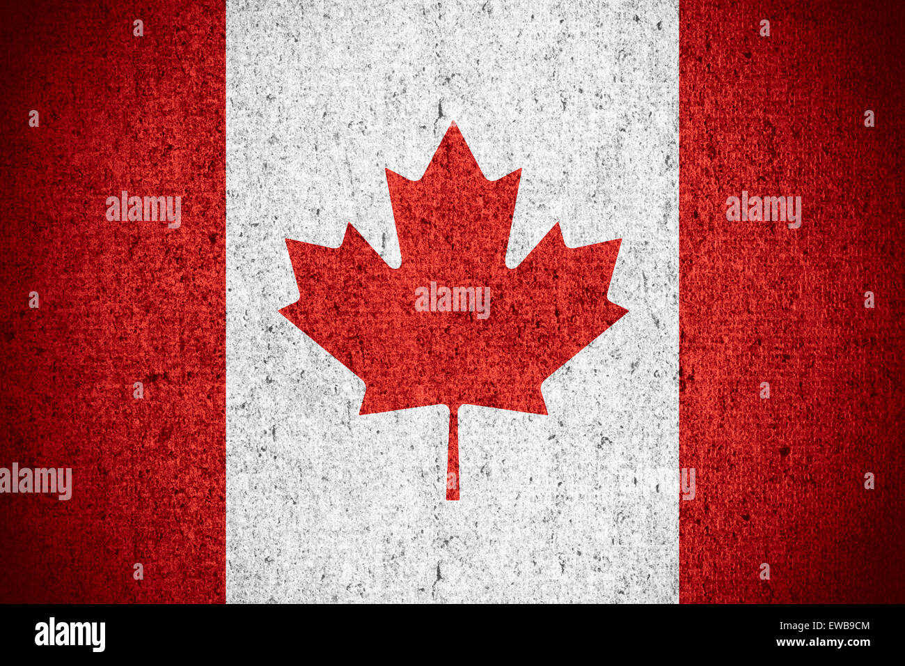 flag of Canada or Canadian banner on rough pattern texture Stock Photo ...