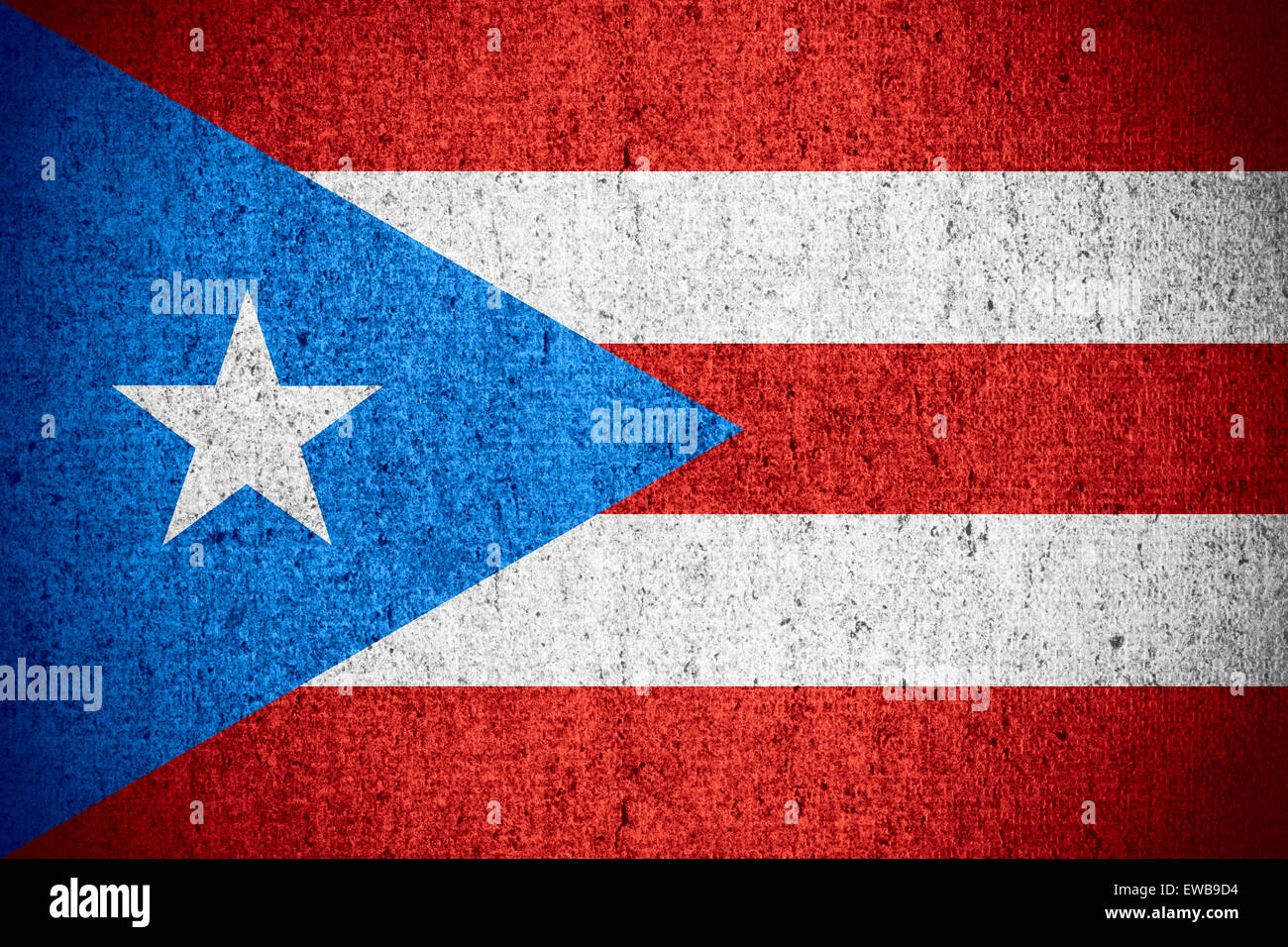 Puerto rico flag banner on hi-res stock photography and images - Alamy