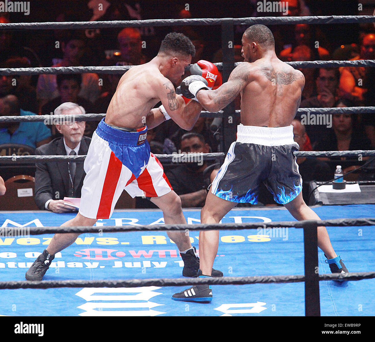 Las Vegas, Nevada, USA. 22nd June, 2015. Boxers J'Leon Love and Jason ...