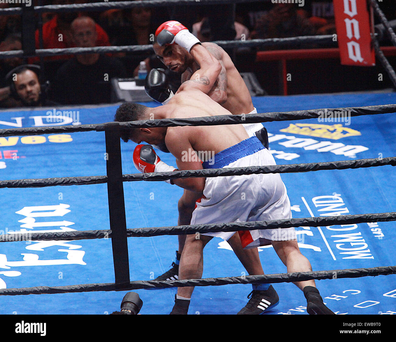 Las Vegas, Nevada, USA. 22nd June, 2015. Boxers J'Leon Love and Jason ...