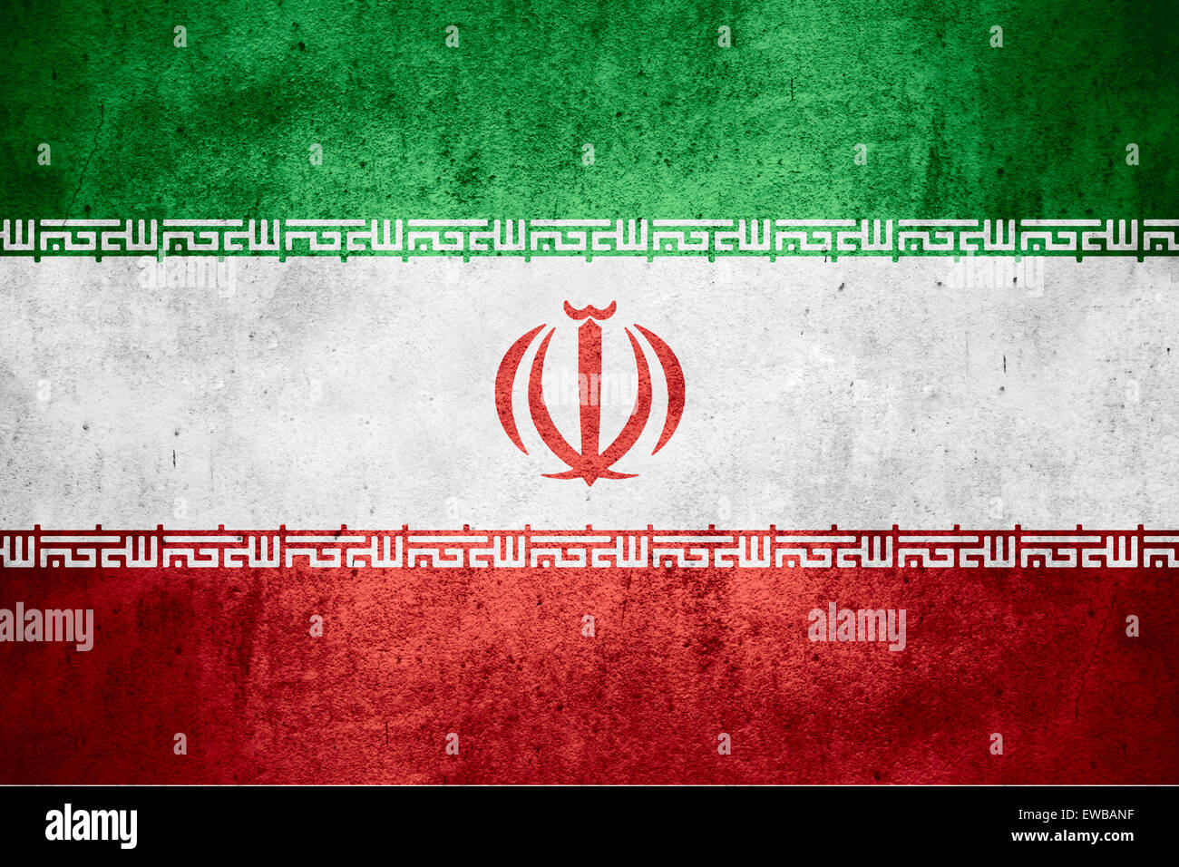flag of Iran or Iranian banner on rough pattern texture background ...