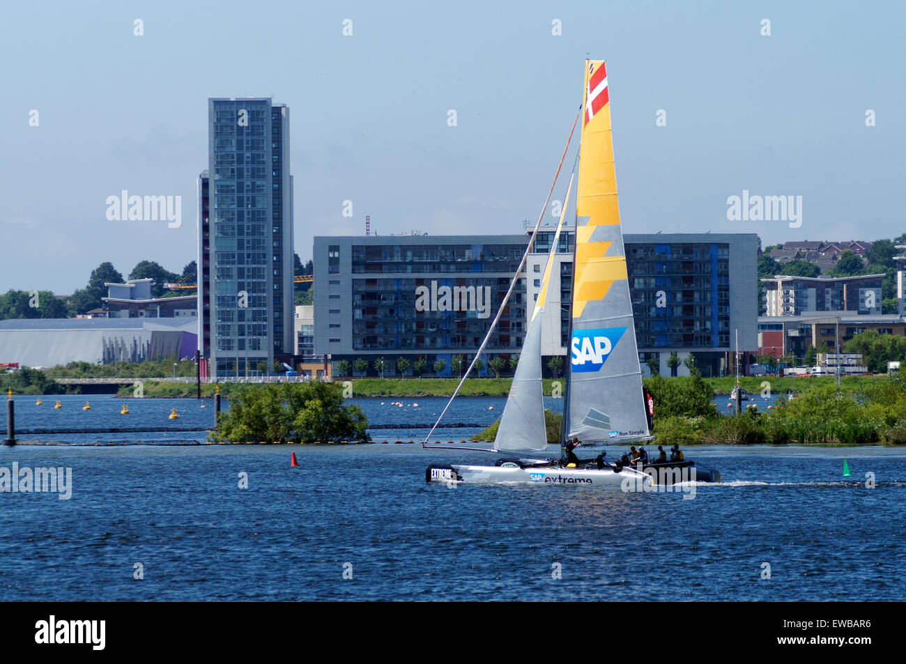 Sap Extreme Sailing Team Denmark Extreme Sailing event, Cardiff Bay ...