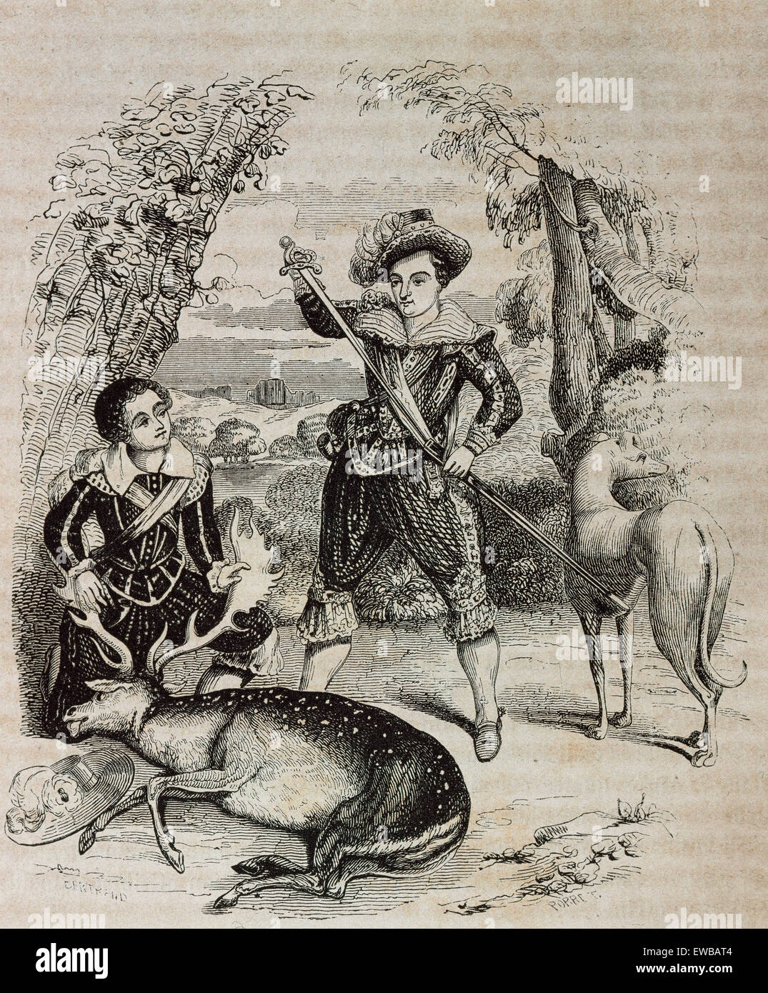 Hunting uk 19th century hi-res stock photography and images - Alamy