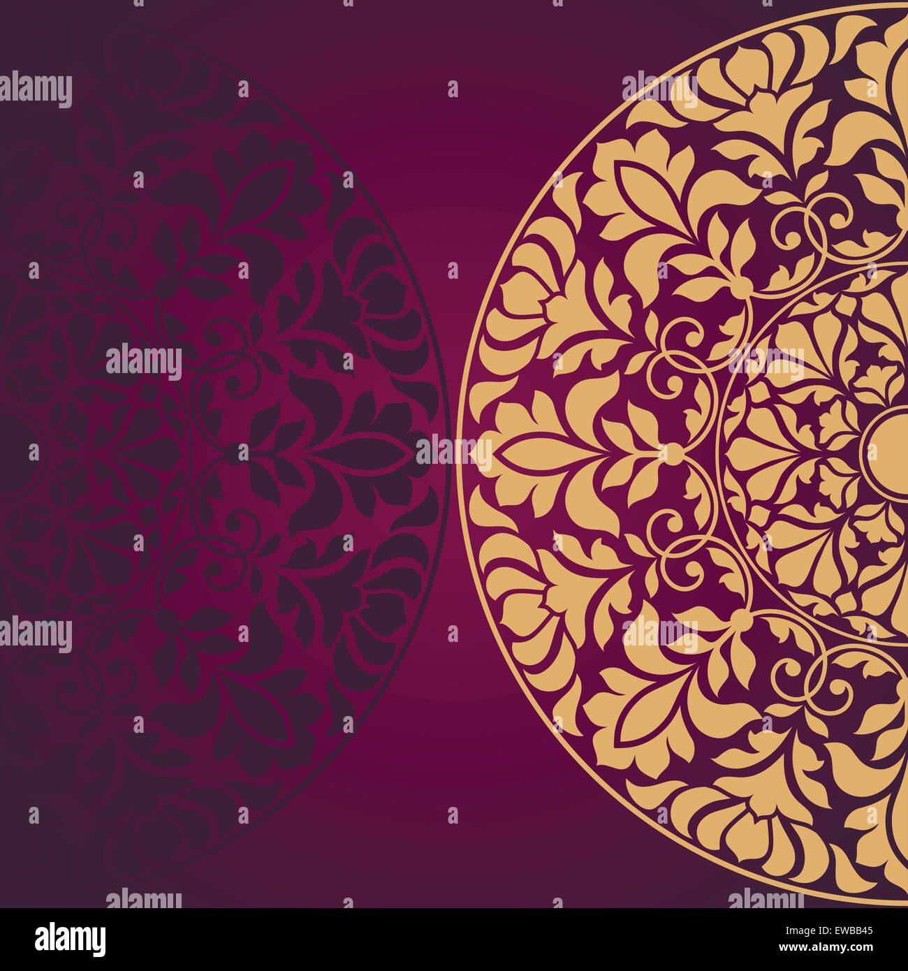 Floral Indian pattern Stock Vector Image & Art - Alamy