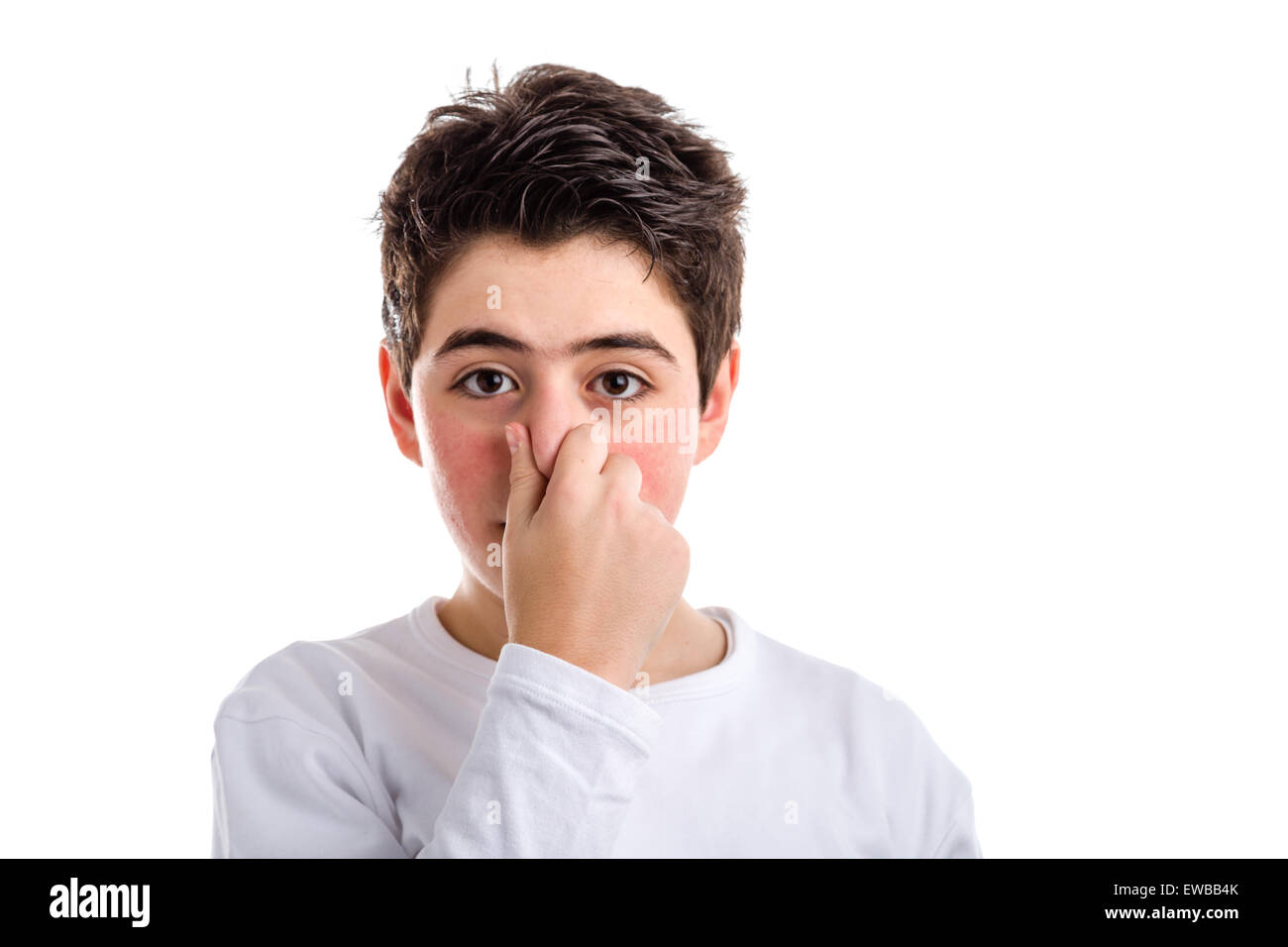 Plugging nose hi-res stock photography and images - Alamy
