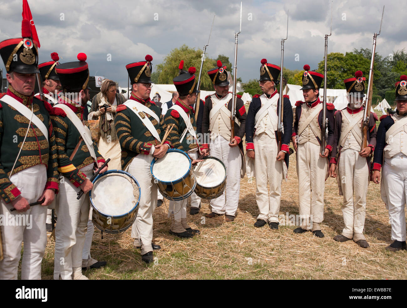 French soldiers at waterloo hi-res stock photography and images - Alamy