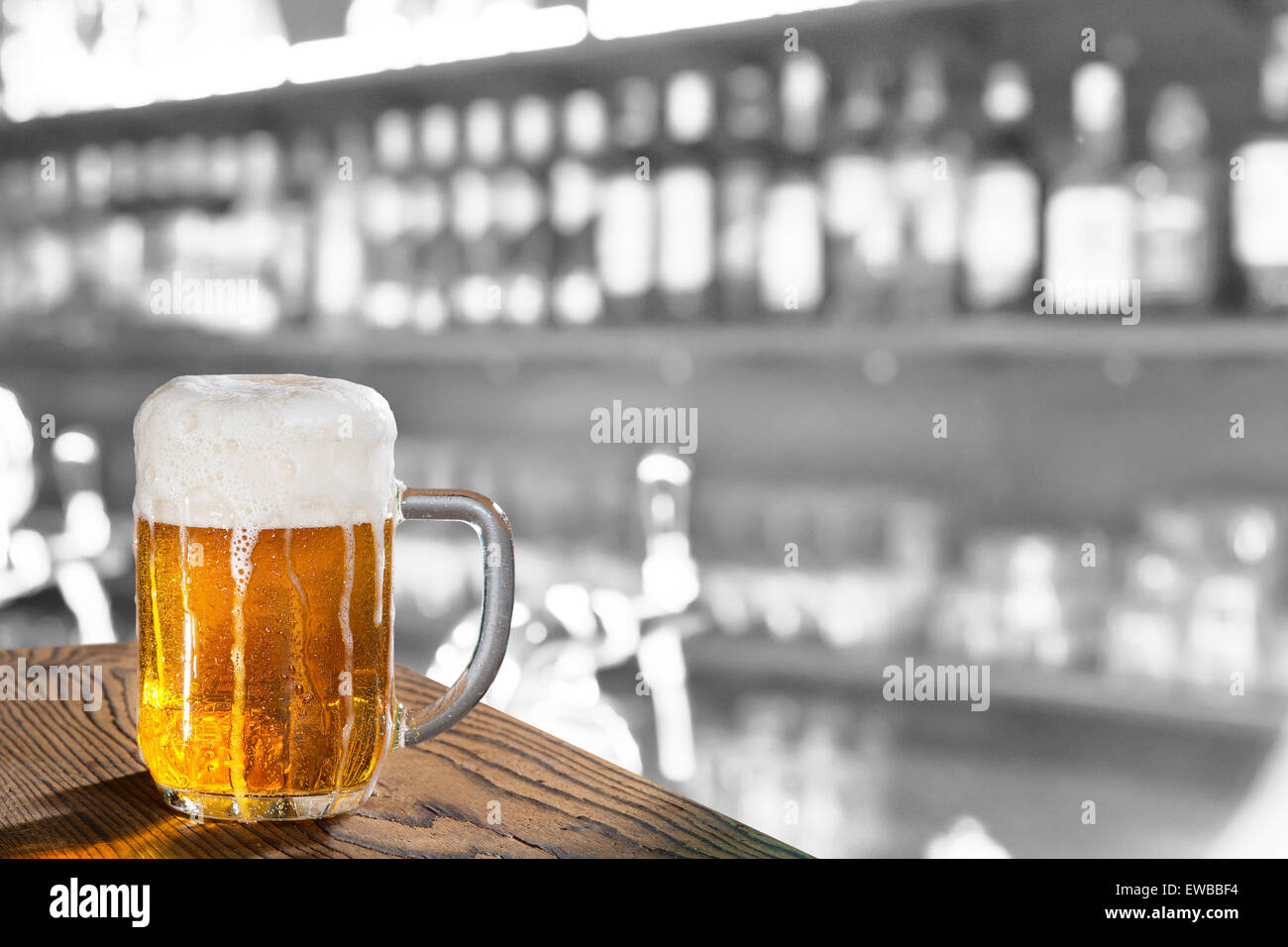 a pint in the pub, composite image Stock Photo - Alamy