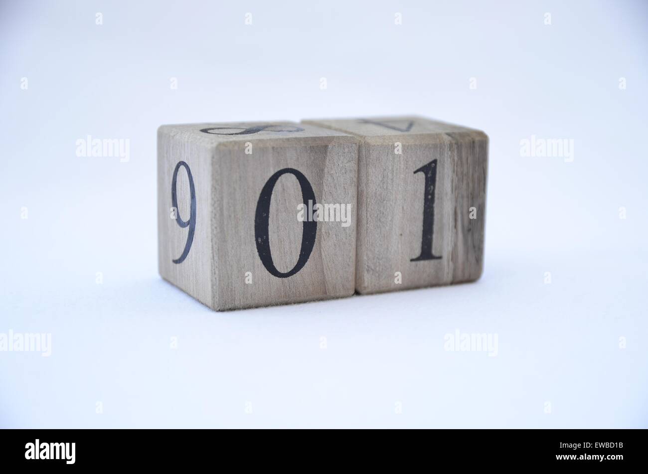 Numbers on wooden cubes Stock Photo - Alamy