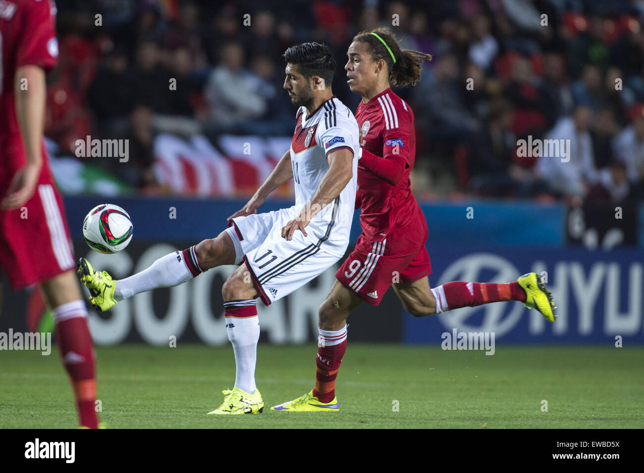 Emre Can (GER), Yussuf Poulsen (DEN), JUNE 20, 2015 - Football / Soccer ...