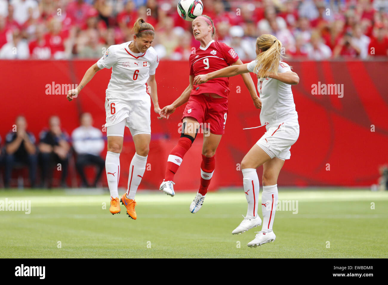 (L-R) Selina Kuster (SUI), Josee Belanger (CAN), JUNE 21, 2015 ...