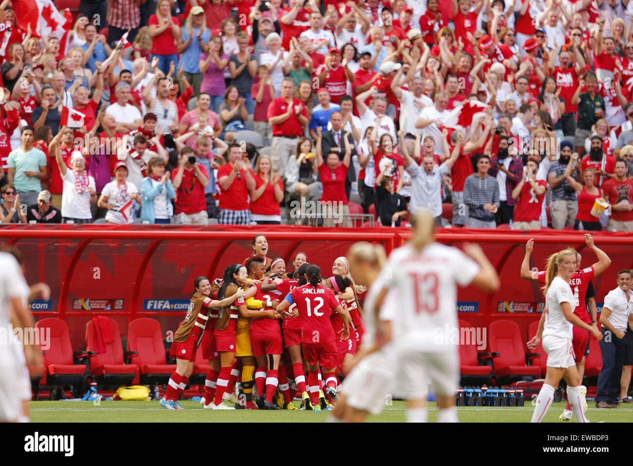 Canada team group line-up (CAN), JUNE 21, 2015 - Football / Soccer ...