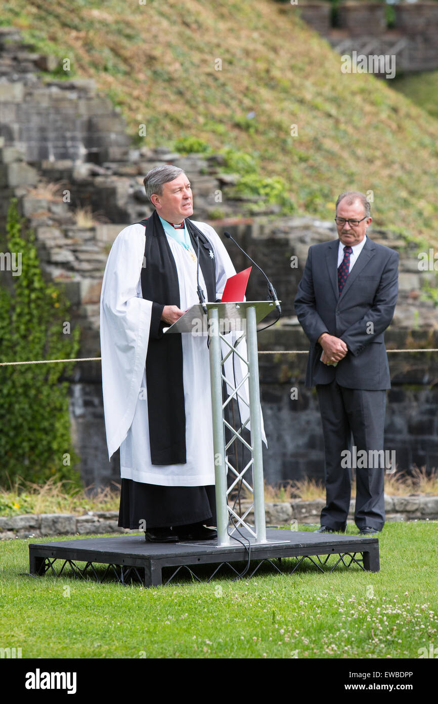 Cardiff, UK. 22nd June, 2015. The Lord Mayor of Cardiff, the Lord ...