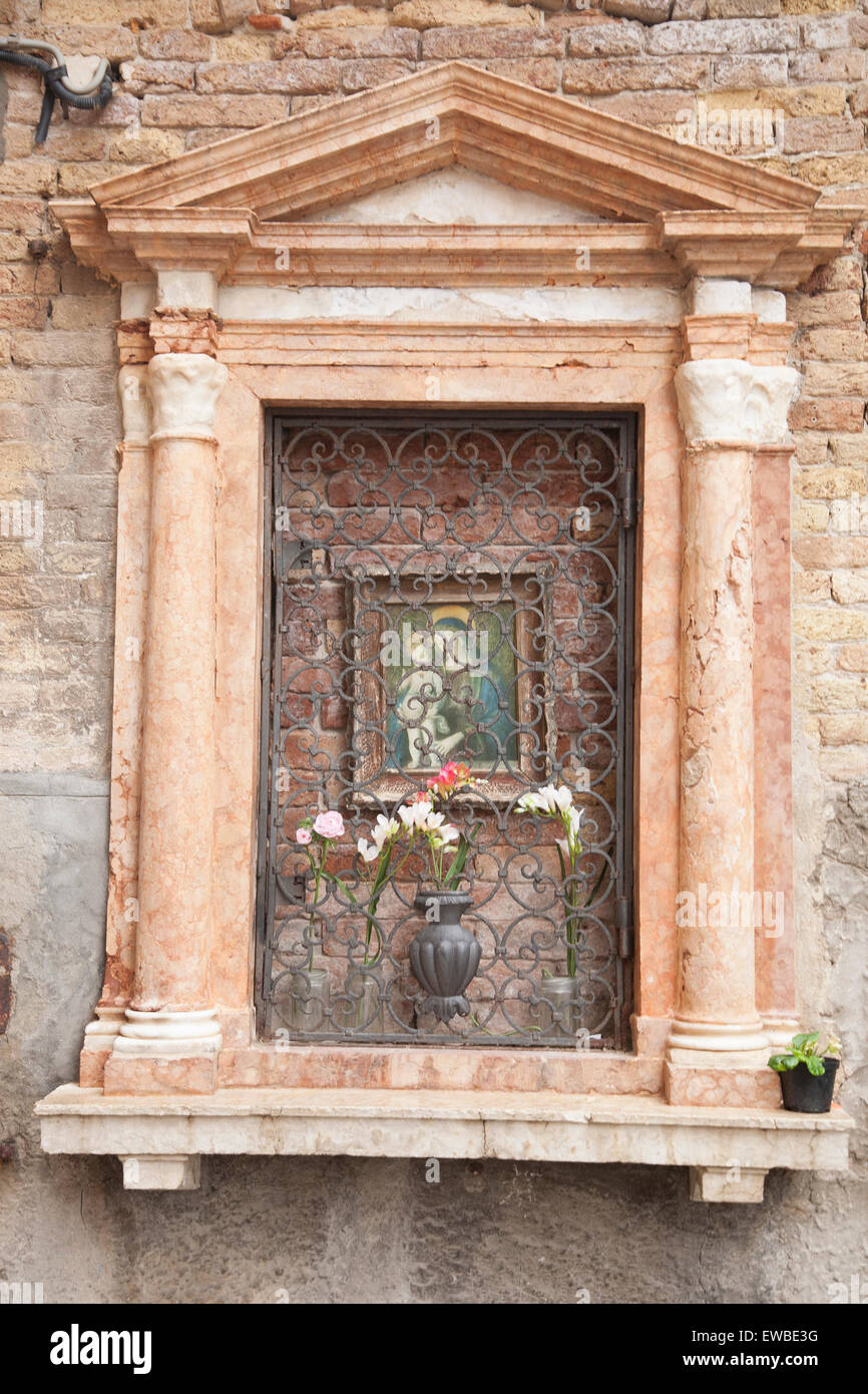 Traditional Religious Icon, Venice; Italy Stock Photo - Alamy