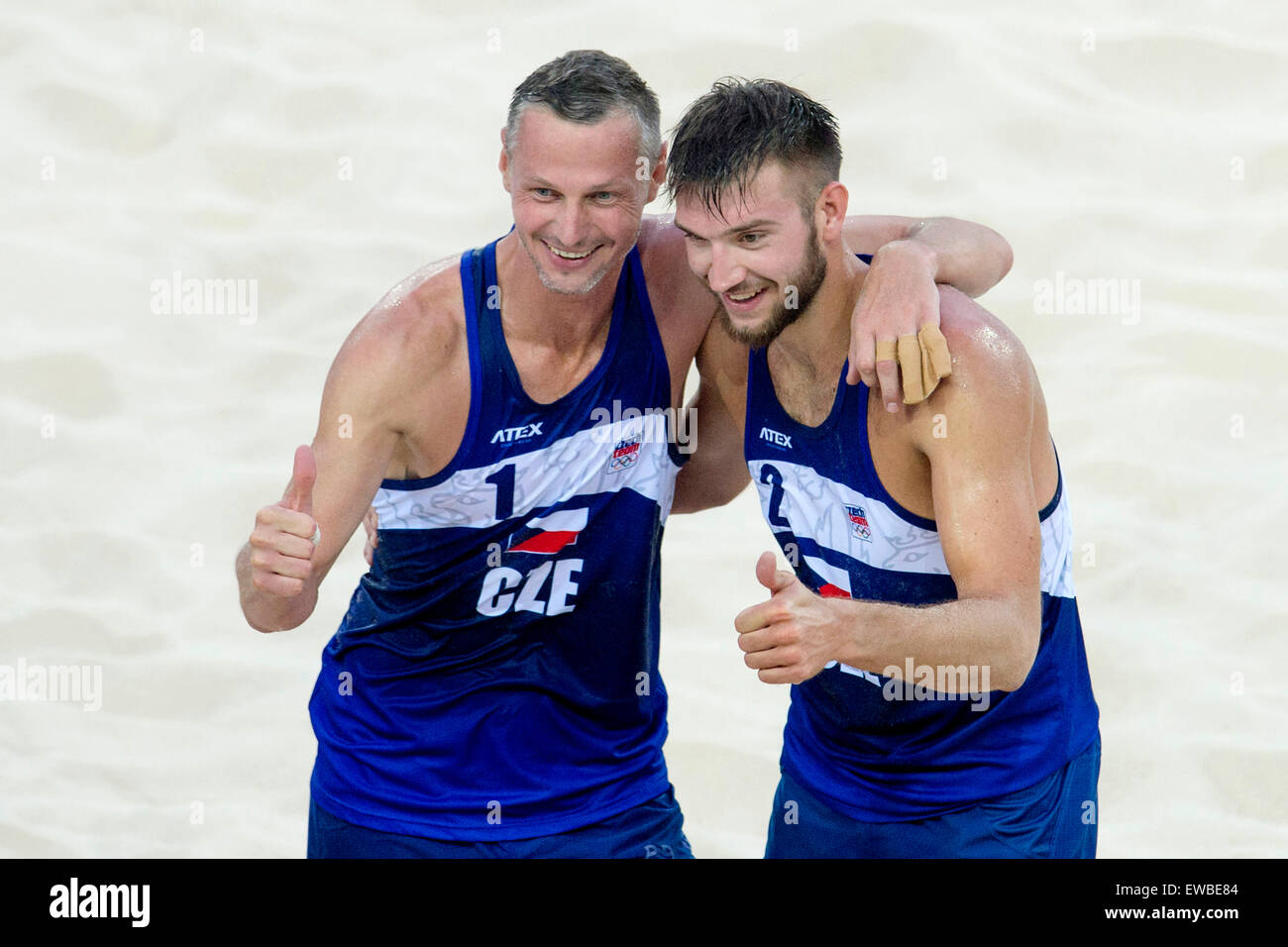 Baku, Azerbaijan. 20th June, 2015. From left Premysl Kubala and Jan ...