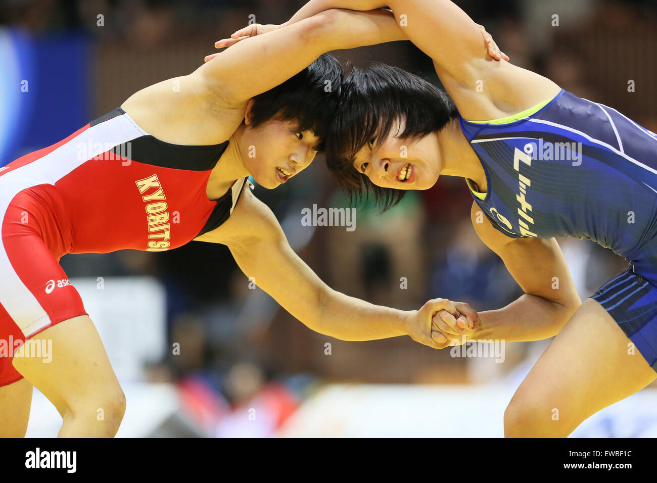 nd Yoyogi Gymnasium, Tokyo, Japan. 21st June, 2015. (L-R) Nanami Irie ...