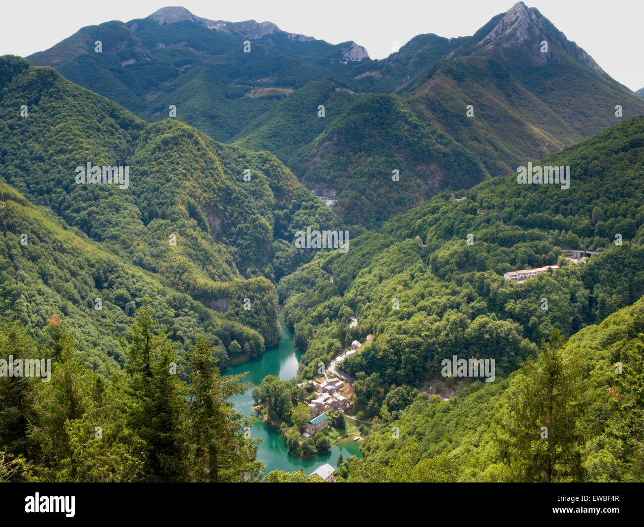 Isola Santa in the Appuan Alps, Garfagnana, Tuscany, Italy Stock Photo ...