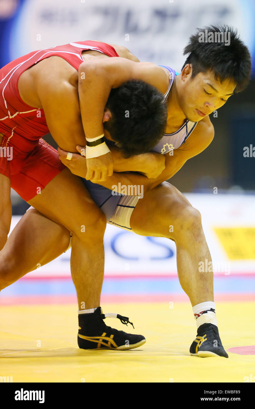 nd Yoyogi Gymnasium, Tokyo, Japan. 21st June, 2015. (L-R) Shouta Tanokura, Shinobu Ota, JUNE 21 ...