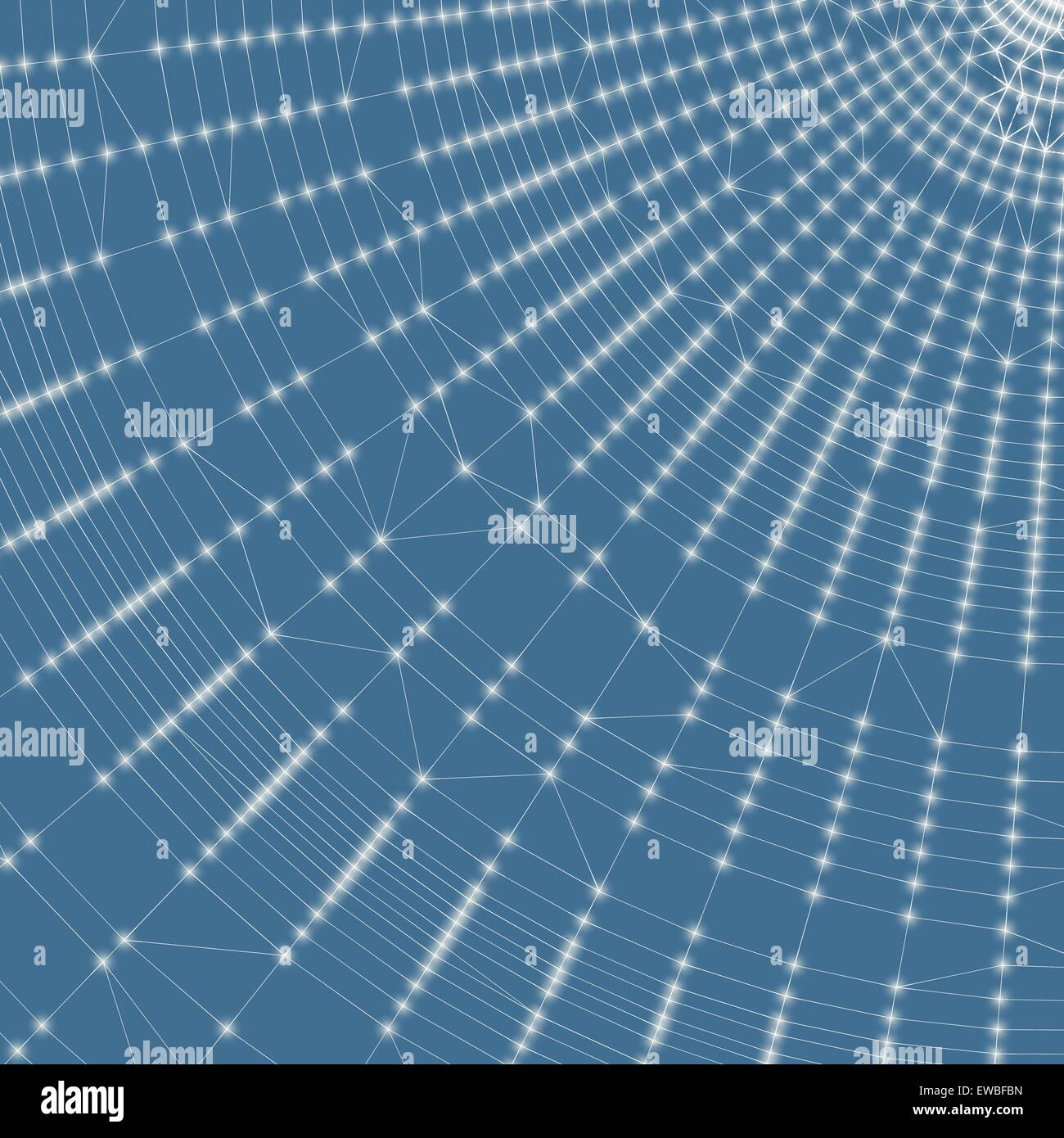 Network background. 3d technology vector illustration Stock Vector ...