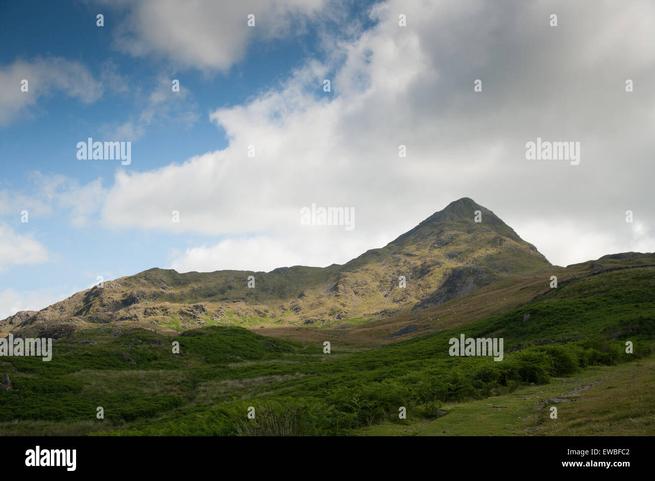 The Welsh mountain Cnicht sometimes referred to as the Welsh Matterhorn ...