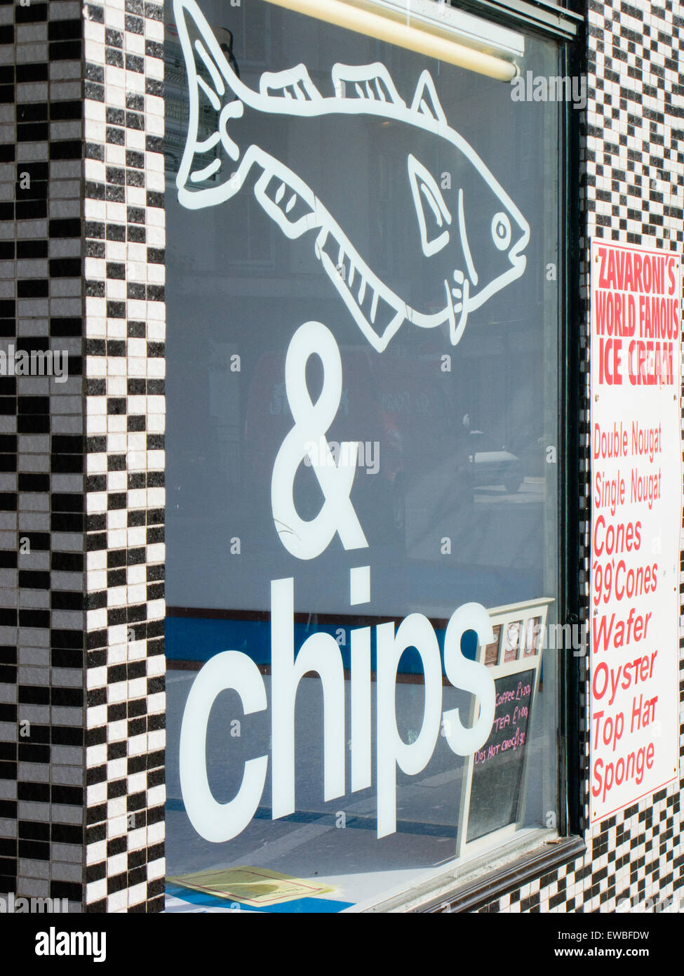 Zavaroni's Chip Shop, Rothesay, Scotland Stock Photo - Alamy