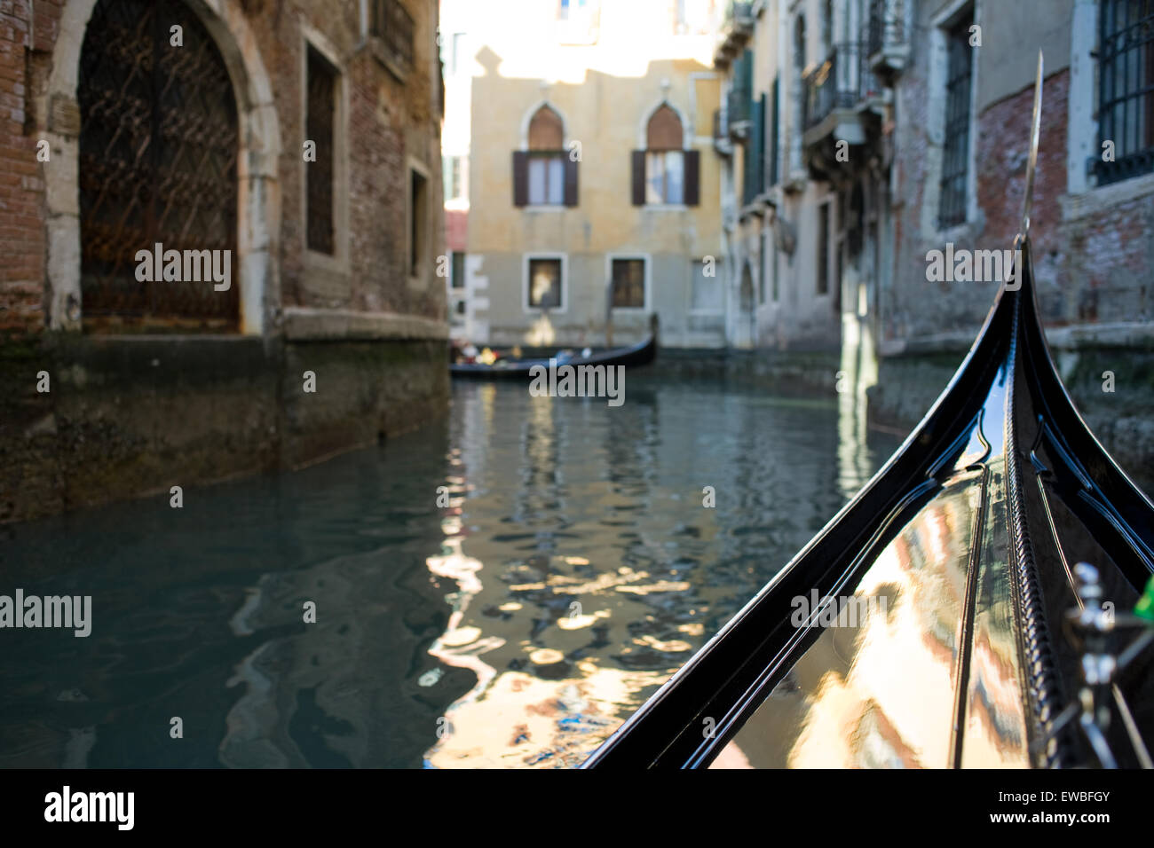 Gondola on canal hi-res stock photography and images - Alamy